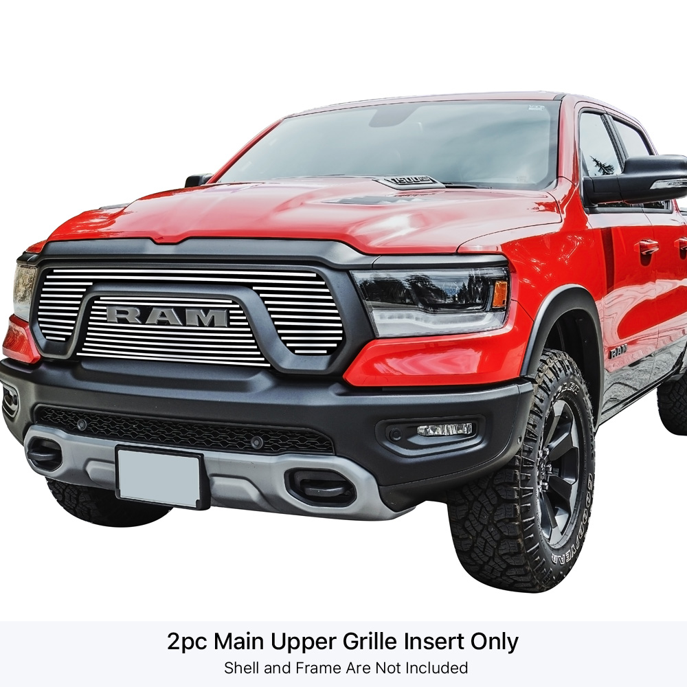 2019-2024 Ram 1500 Rebel Main Upper Stainless Steel Billet Grille